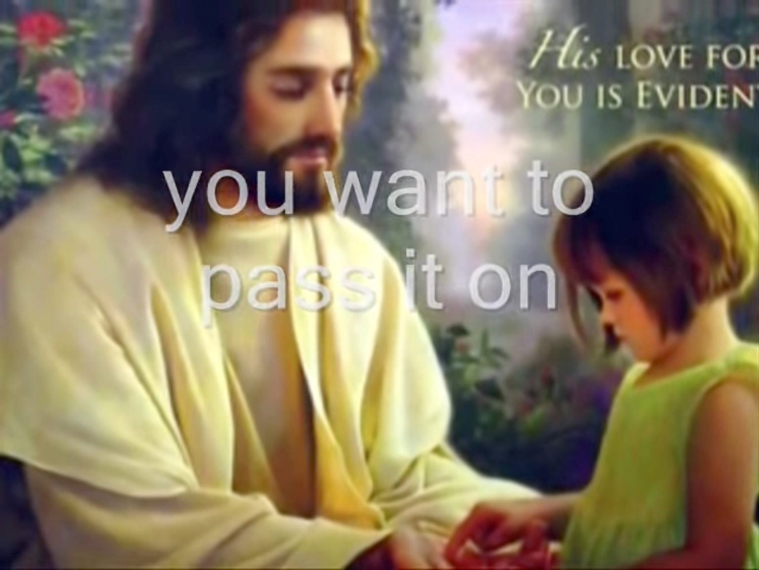 Pass It On - Gospel Music Lyrics Home